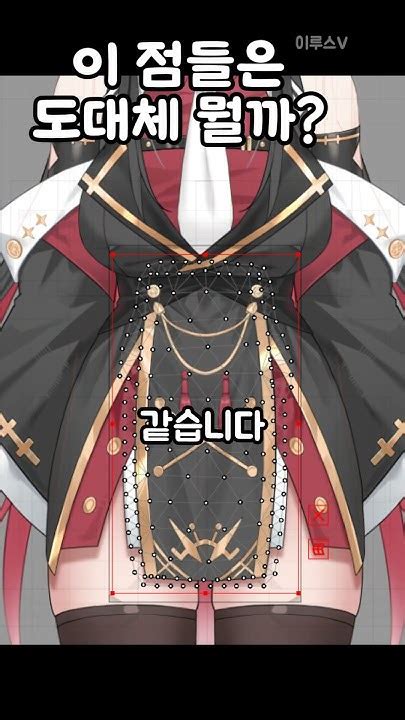 Live2d 버튜버에서 보이는 이 점 색깔은 왜 다를까 Youtube