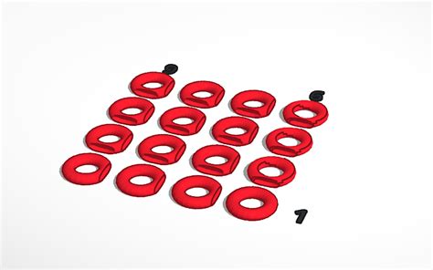 3d Design Circle Interlocking Units Tinkercad