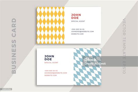 현대적인 창조적 인 명함 수평 템플릿 기하학적 패턴의 트렌디 한 기업 문구 모형 샘플 텍스트가있는 간단한 벡터 편집 가능한 배경 Eps10 0명에 대한 스톡 벡터 아트 및