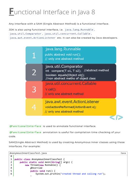 Functional Interface In Java 8 Pdf