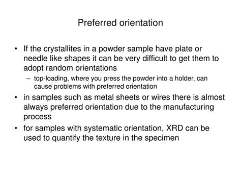 Ppt Basics Of X Ray Diffraction Self User Training For The X Ray