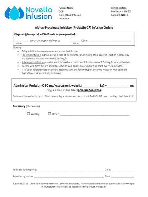 Fillable Online Human Kit Prolastin C Alpha 1 Proteinase Inhibitor Fax