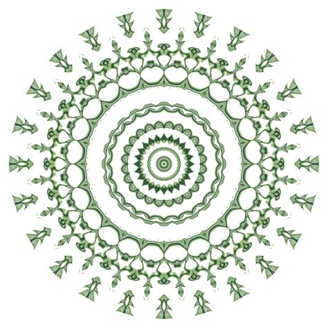 Abstract Mandala Pattern With Circle Shape 11358630 Png