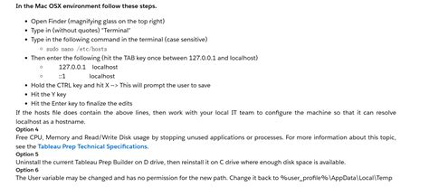 安装tableau prepbuilder后打不开，显示报错，在tableau官网看到了关于这个问题的故障排除，但我看不太懂，求求大神们帮帮忙