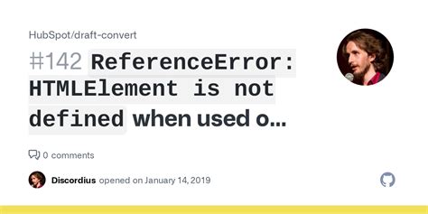 `referenceerror Htmlelement Is Not Defined` When Used On The Server · Issue 142 · Hubspot