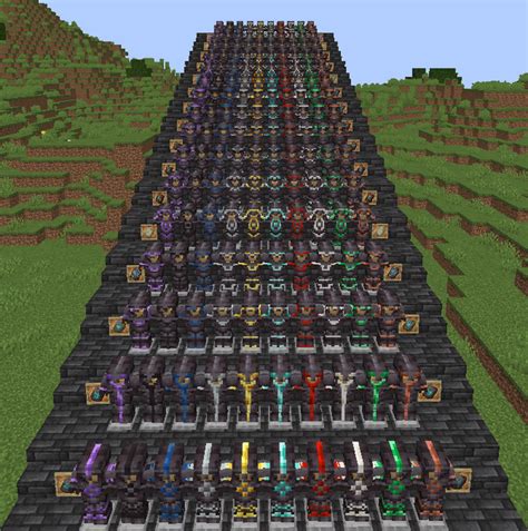 Every Single Armor Trim In Netherite In Creative R Minecraft