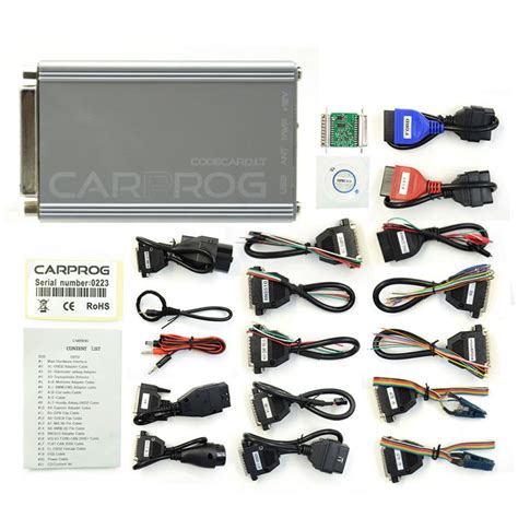 Carprog V1093 Full Set Carprog Programmer With Adapters For Airbag