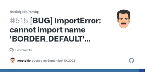 Bug Importerror Cannot Import Name Borderdefault From Cv2 Unknown Location · Issue