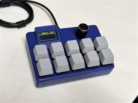 Macro Pi Diy Macro Pad Oled Cherry Mx Keys 3dthursday 3dprinting