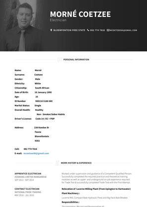Apprentice Resume Samples And Templates VisualCV