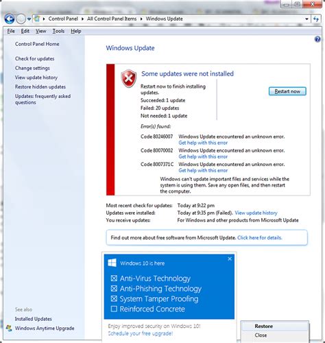 Windows Updates Failing To Install Windows 10 Forums