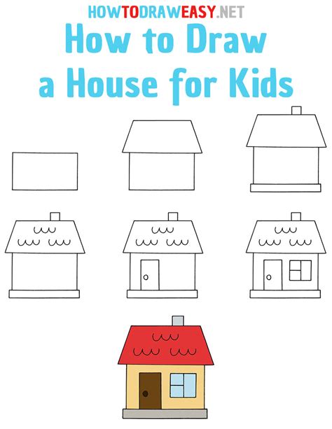 How To Draw A Cool House Step By Step At Carolyn Brunson Blog
