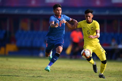 ผลการแข่งขันฟุตบอลชาย ซีเกมส์ 2023 รอบแบ่งกลุ่ม นัดที่สอง ไทย พบ มาเลเซีย