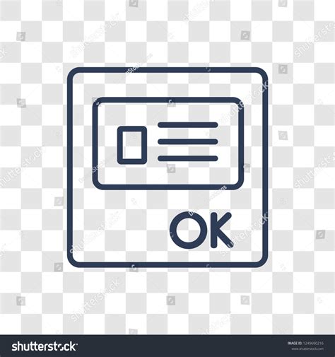 Program Interface Icon Trendy Linear Program Stock Vector Royalty Free 1249690216 Shutterstock