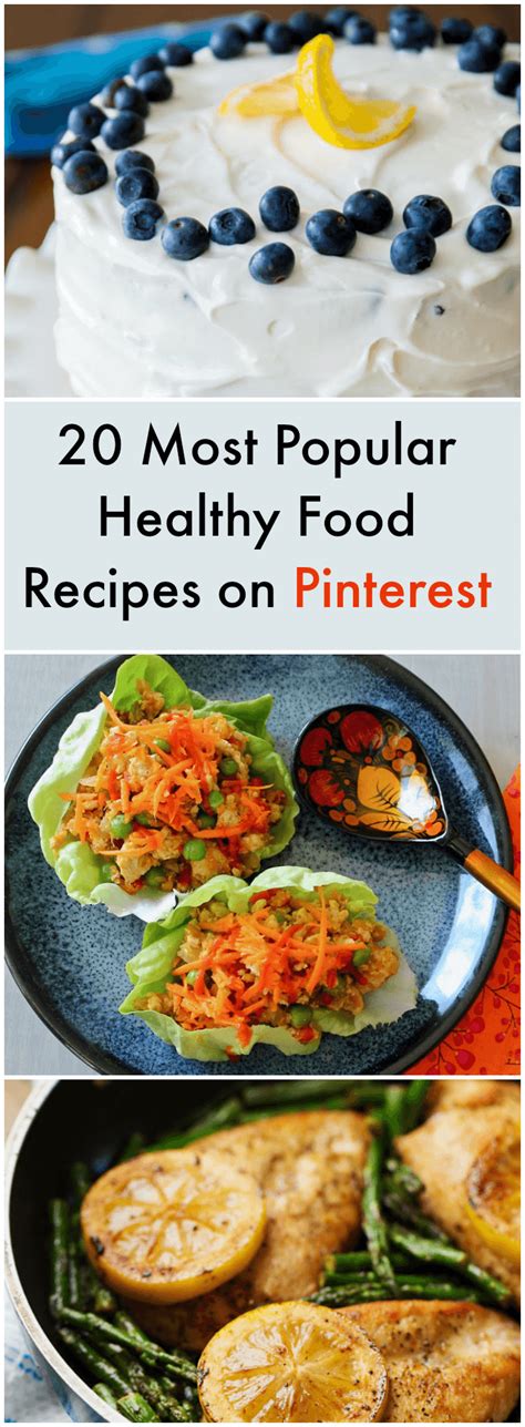 20 Most Popular Healthy Food Recipes On Pinterest