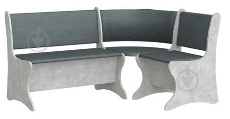 ᐉ Куточок кухонний Компаніт Італія ательє світле сірий • Краща ціна в Києві Україні • Купити