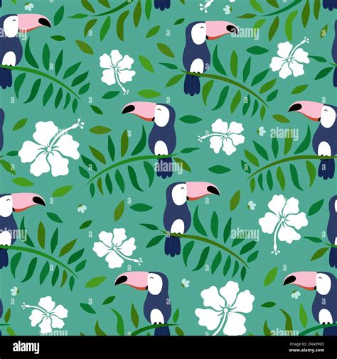 Toucan Pattern Stock Vector Images Alamy