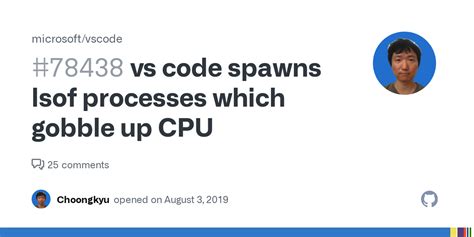 Vs Code Spawns Lsof Processes Which Gobble Up Cpu · Issue 78438 · Microsoftvscode · Github