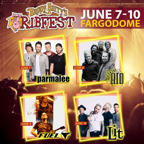 Happy Harrys Ribfest June 7 10 Outdoors At Fargodome High Plains
