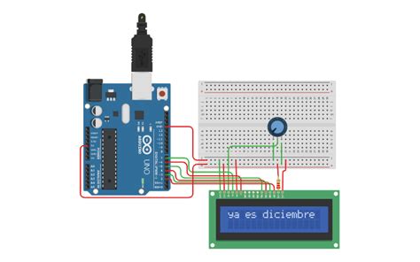 Circuit Design Lcd Tinkercad