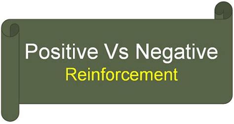 The Difference Between Positive And Negative Reinforcement Dr