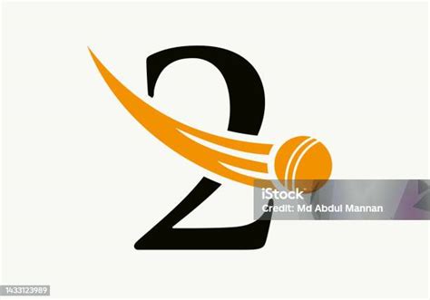 편지 2 크리켓 로고 개념 움직이는 크리켓 볼 아이콘 크리켓 스포츠 로고 타입 기호 벡터 템플릿 경기 스포츠에 대한 스톡 벡터 아트 및 기타 이미지 Istock