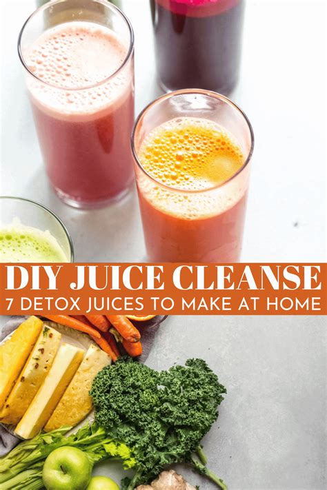 The Best Juice Cleanse Recipes Diy 7 Day Detox