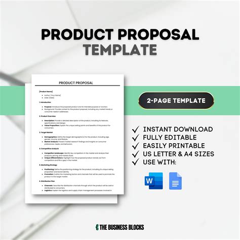 Product Proposal Template Business Proposal Template Product Launch
