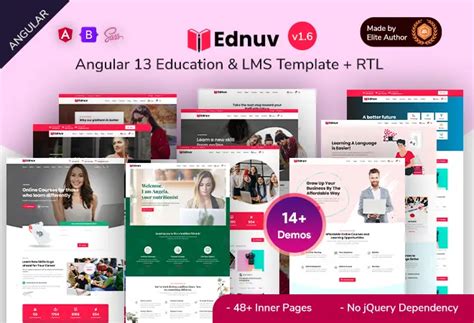 Ednuv Angular 9 Education And Lms Template Envytheme