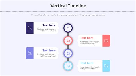 Vertical Timeline Diagram