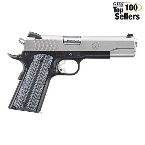Ruger Sr1911 Full Size 9mm Luger 5in Stainless Steel 19rd Pistol 6794