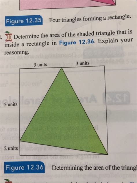 Solved Figure 1235 Four Triangles Forming A Rectangle