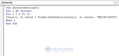 How To Convert Date From A String Using VBA Methods ExcelDemy