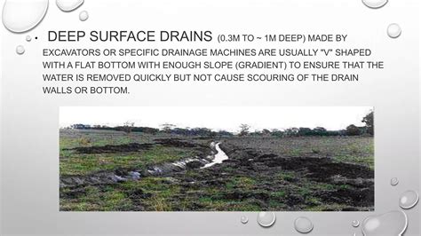 Surface And Subsurface Tile Drainage Pptx