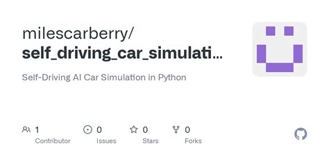Github Milescarberry Self Driving Car Simulation Python Self Driving