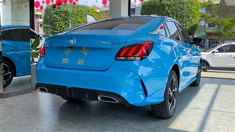 All New Mg Gt 2023 Blue Color Exterior And Interior Walkaround