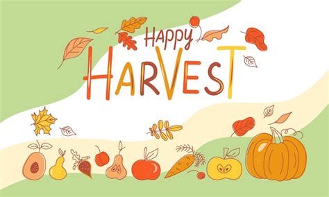 Premium Vector Happy Harvest