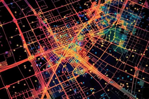 Mapping Transportation Networks In Urban Areas Ar Generative Ai Premium Ai Generated Image