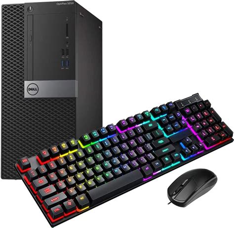 Amazon Com Dell OptiPlex Mini Tower Desktop Computer With RGB Keyboard Intel I