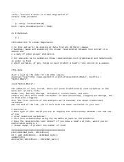 Lecture 9 Intro To Linear Regression 1 Rmd Title Lecture 9 Intro To