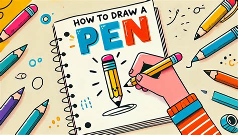 5 Simple Steps On How To Draw A Pen Perfectly Trying Drawing