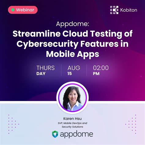 Kobiton On Linkedin Mobilesecurity Devops Webinar Appdome