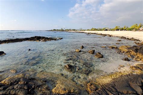 Kohanaiki Beach Park Pine Trees Surfing Beach Kailua Kona Hawaii