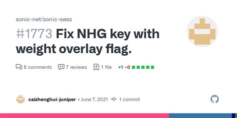 Fix Nhg Key With Weight Overlay Flag By Caizhenghui Juniper · Pull