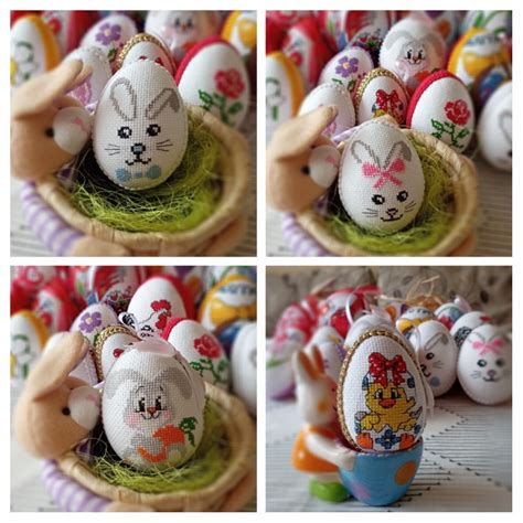 Великденски яйца с ръчна бродерия Handmastersbg