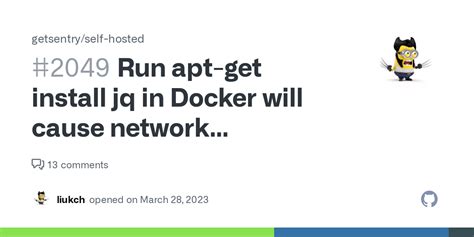 Run Apt Get Install Jq In Docker Will Cause Network Connection Problems
