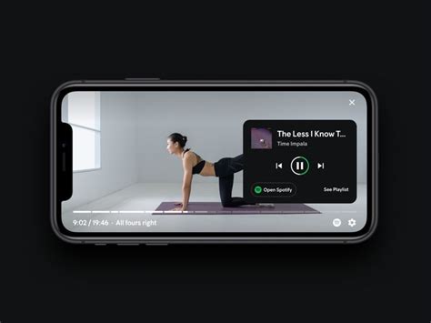 Spotify Integration Concept Personal Trainer App Spotify Webpage Design