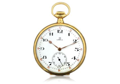 Omega Orologio Da Tasca In Oro Giallo 18 Kt Catawiki