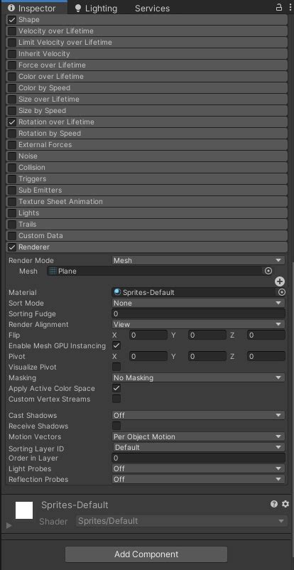 making a confetti system in unity general development