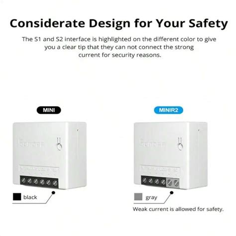 Sonoff Mini R2 Wifi Smart Switch Sonoff Light Switch Minir2 Sonoff Remote Control 2 Way Timer